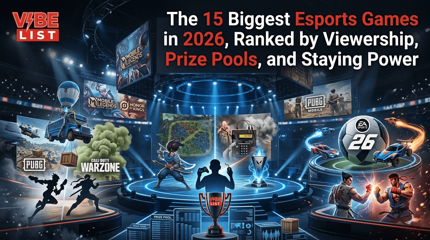 15 Biggest Esports Games in 2026: Viewership & Prize Pools | Vibe List